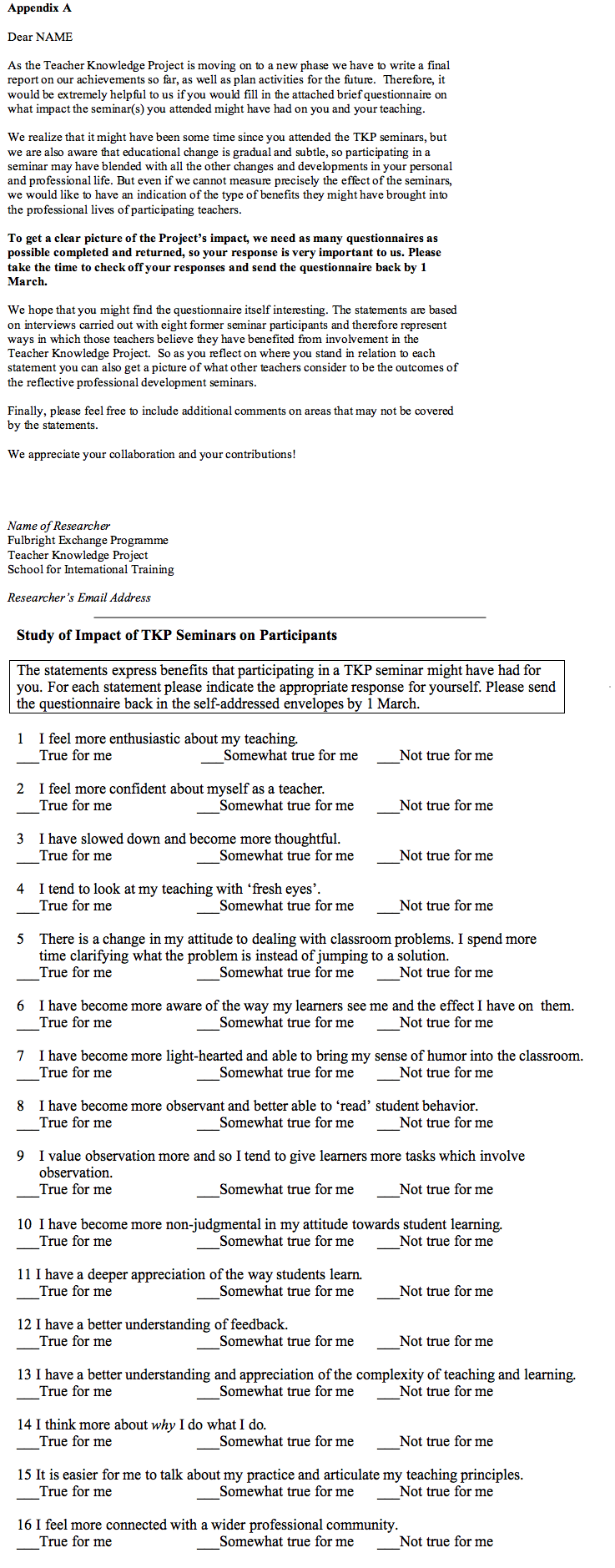 Paper Write Interview Reflection To How An